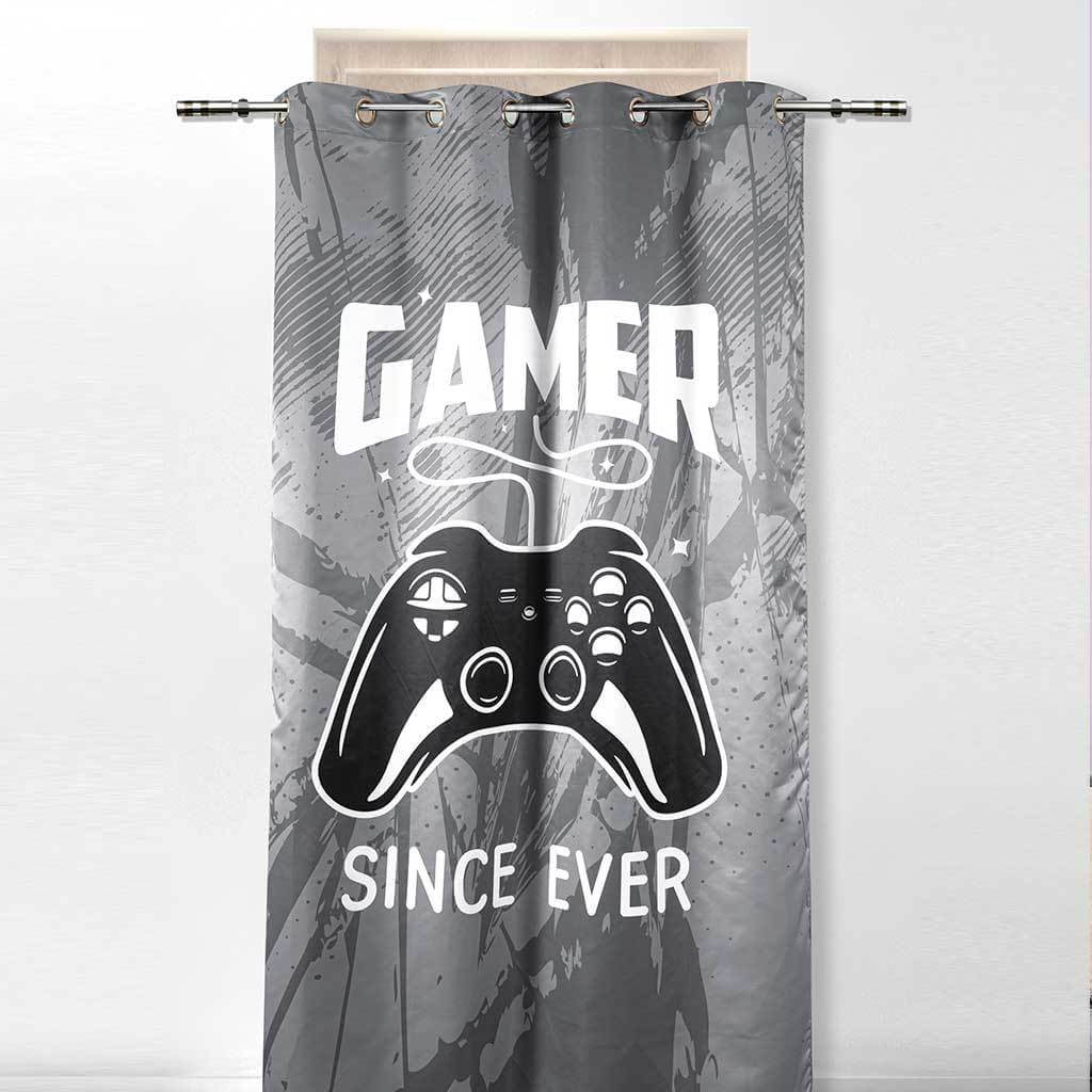 PLAY VIDEOGAME CONTROLLER DECORATIVE GROMMET CURTAINS WINDOWS PANELS S ...